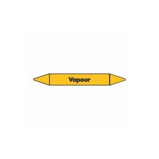 Gas Pipe Markers - Yellow Ochre BS 08-C-35 - R M Labels